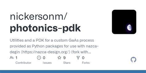 Github Nickersonmphotonics Pdk Utilities And A Pdk For A Custom