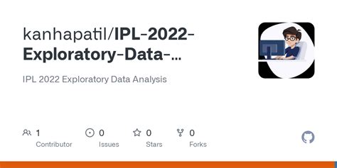 GitHub Kanhapatil IPL 2022 Exploratory Data Analysis IPL 2022