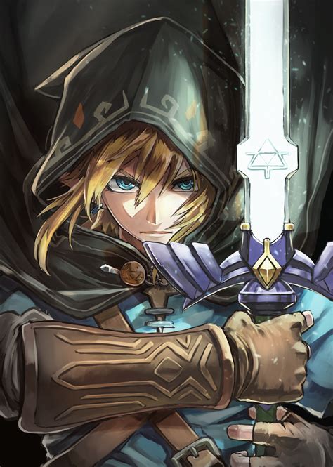 Legend Of Zelda Video Game Link Art Poster Design Legend Of Zelda
