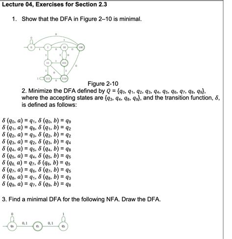 solved lecture 04 ﻿exercises for section 2 3show that the