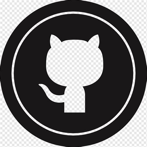 Github Logo Media Sosial Ikon Media Sosial Round Glyph Png Pngwing