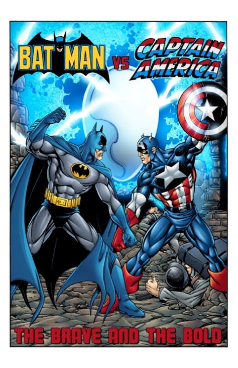 Captain America Vs Batman Crossover