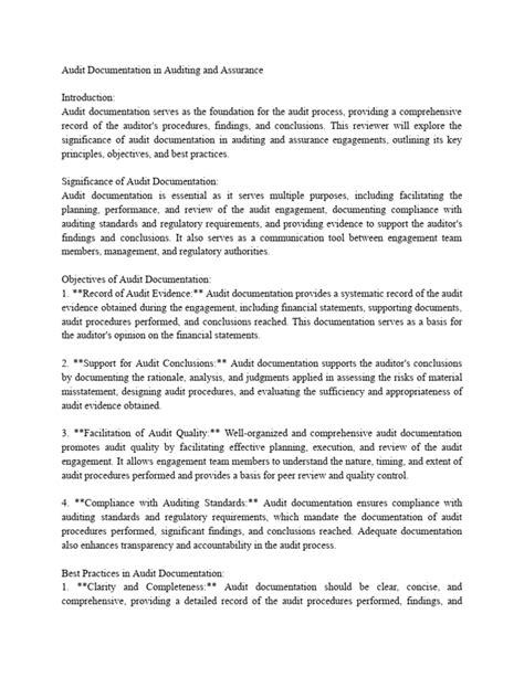 Reviewer 2 Audit Documentation Download Free Pdf Audit