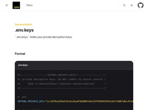 Envkeys Dotenvx