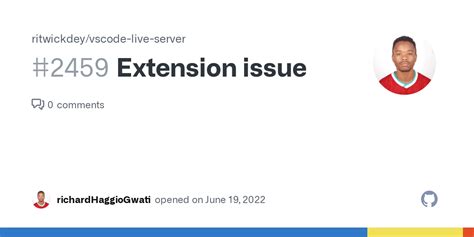 Extension Issue · Issue 2459 · Ritwickdeyvscode Live Server · Github