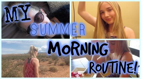 My Summer Morning Routine Avrey Elle Youtube