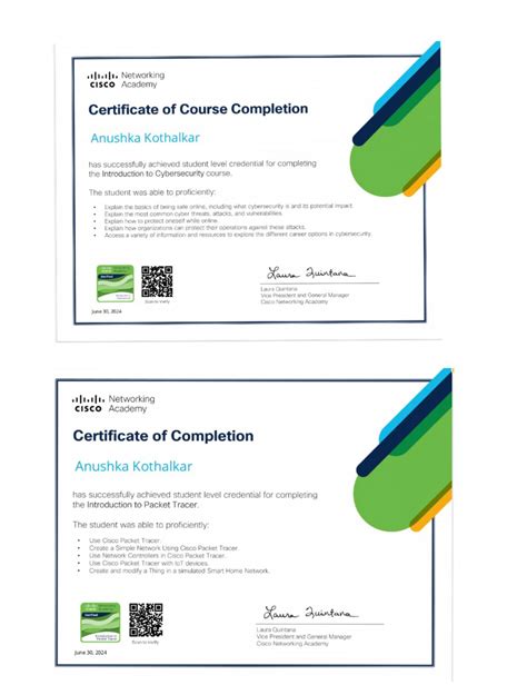 Anushka Kothalkar On Linkedin Cisco Certification