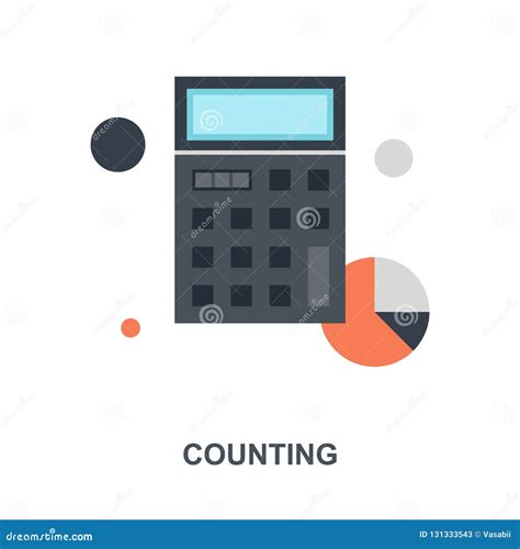 Counting Icon Concept Stock Vector Illustration Of Mathematics 131333543