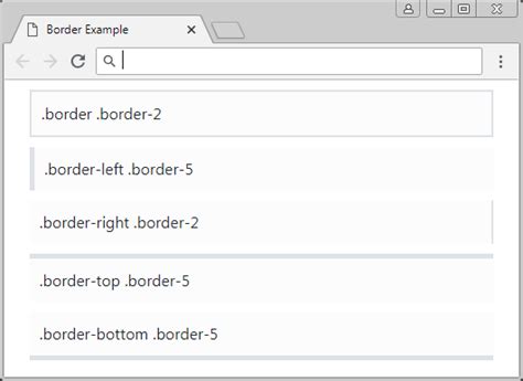 Bootstrap Border Utilities Tutorial With Examples