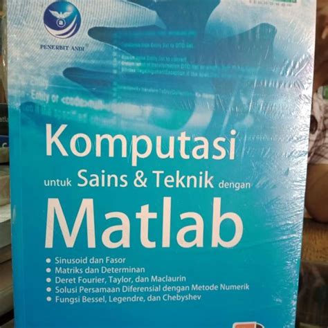 Promo Komputasi Untuk Sains Dan Teknik Dengan Matlab Diskon Di Seller Ken Book Jati Padang