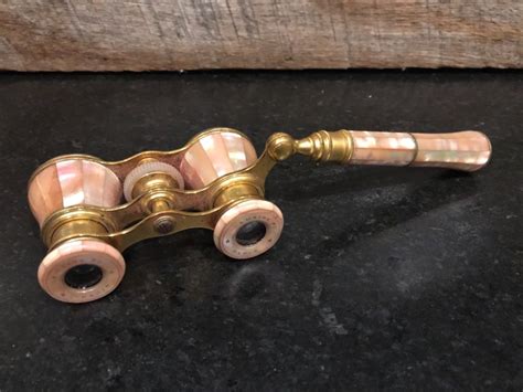Antique Vintage Mop Opera Glasses Extending Handle Lemaire Paris