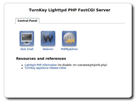 Ligd Php Fastcgi Server Control Panel Turnkey Gnulinux