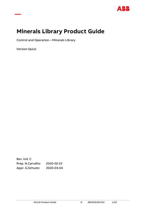 pdf minlib product guide €¦ · recipe control