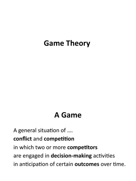 game thoery pdf maxima and minima quantitative research