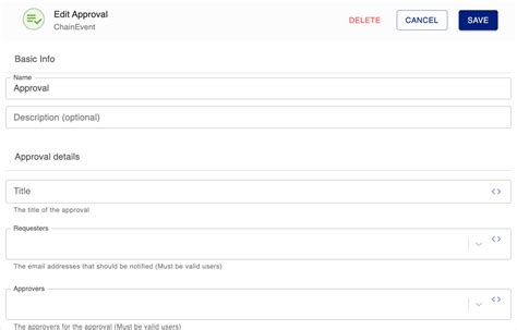 Set An Approval Workflow For A Chain Support Center