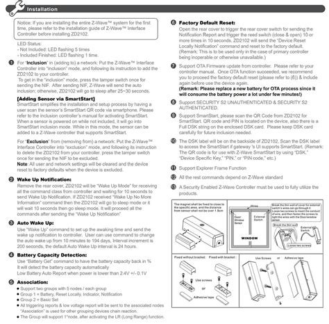 Ecolink Door Window Contact Sensor Devices Hubitat