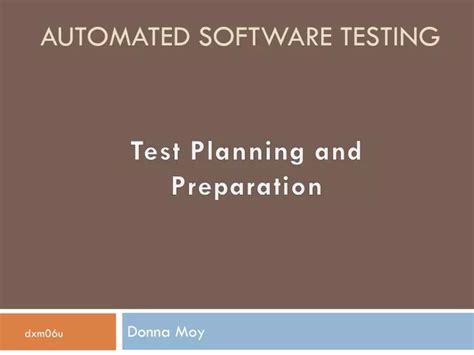 Ppt Automated Software Testing Powerpoint Presentation Free Download