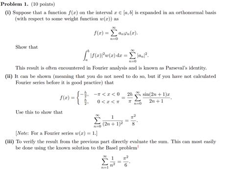 solved problem 1 10 ﻿points i ﻿suppose that a function