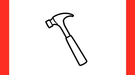 Easy Way To Draw A Hammer At Abby Choi Blog