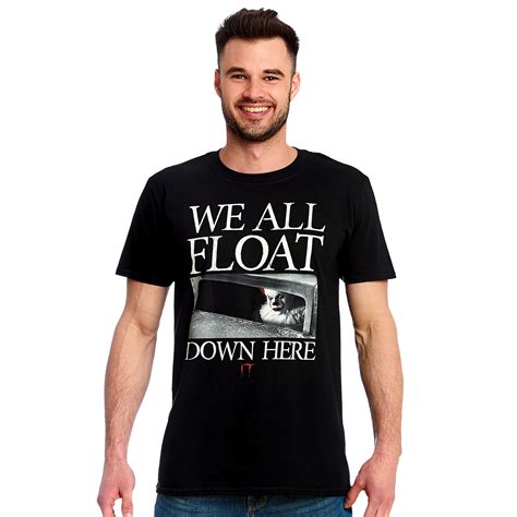 Stephen Kings Es Pennywise We All Float Down Here T Shirt Elbenwald