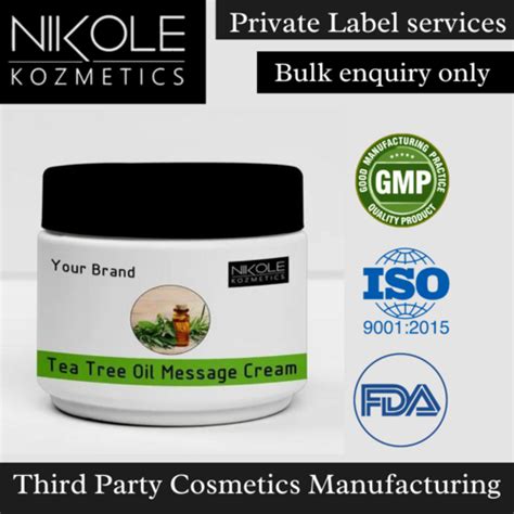 Tea Tree Oil Massage Cream At 26000 Inr In Thane Nikole Kozmetics Pvt Ltd