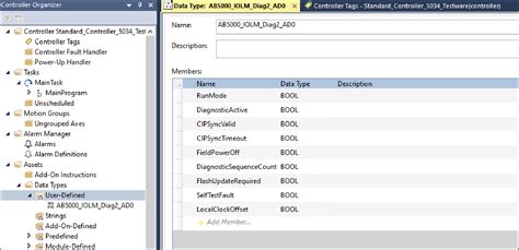 Create User Defined Diagnostic Assembly Types