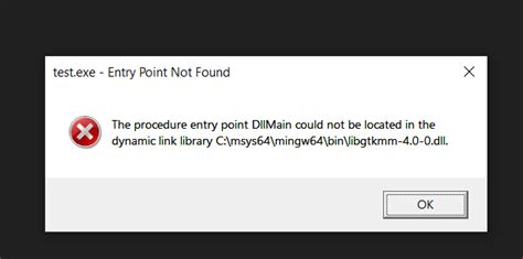 C Dll Error Following The Tutorial For Gtkmm Stack Overflow