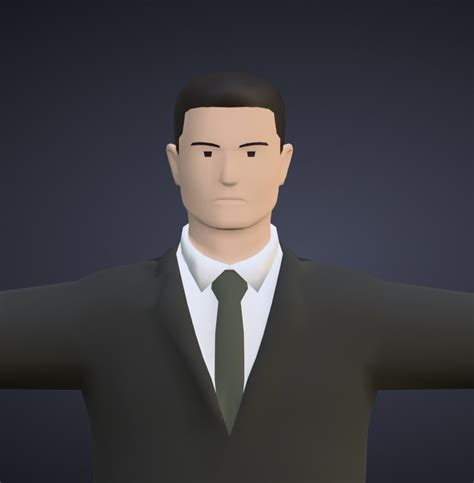 Stylized Detective Optimised Version 3D Model TurboSquid 2149282