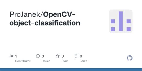 Github Projanek Opencv Object Classification