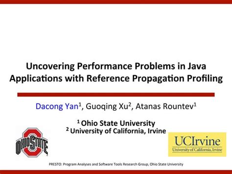 Uncovering Performance Problems In Java Applications With Reference Propagation Profiling Ppt