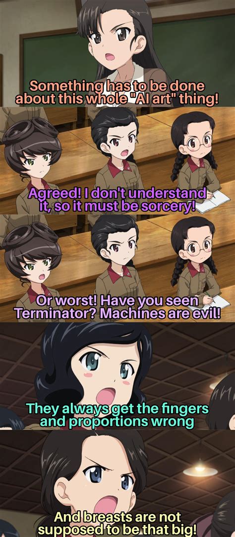 Girls Und Artificial Intelligence Rgirlsundpanzer