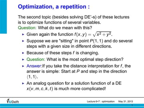 Lectureslidesmathematics06optimizationpdf