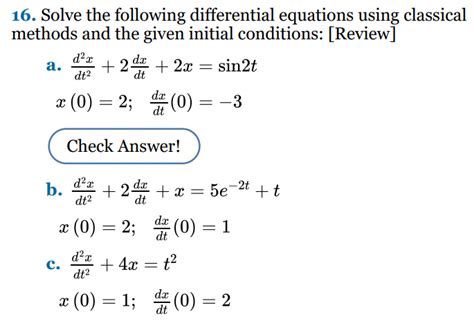 solved using laplace transforms solve the differential