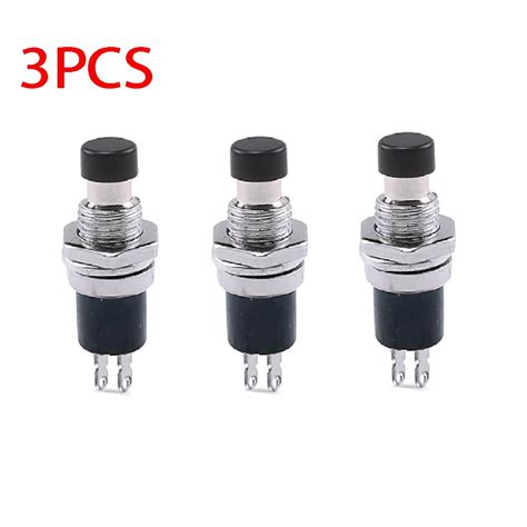 Pcs Momentary Push Button Switch On Off Spst Normally Closed Contacts Model Walmart Com