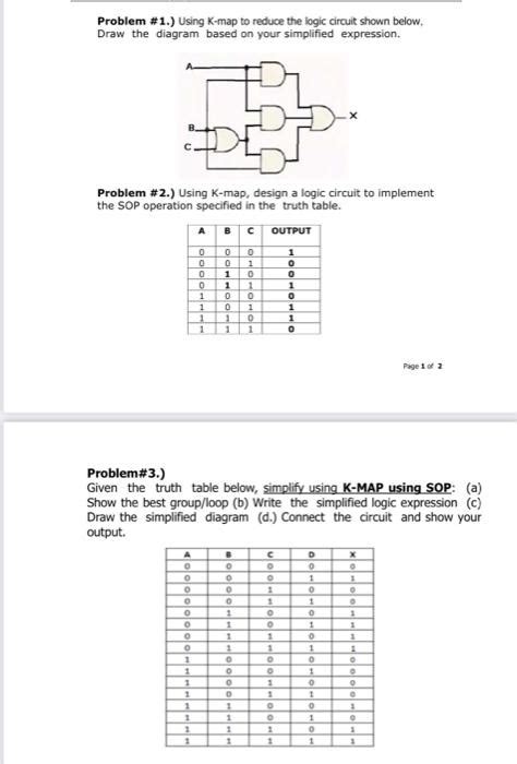 Solved Problem Using K Map To Reduce The Logic Circuit Chegg Com