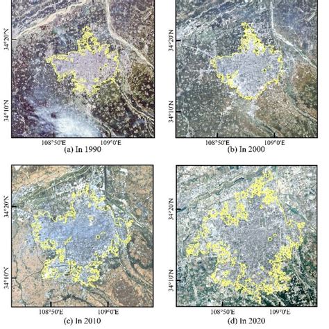 schematic diagram of boundary extraction of built up areas in xi an download scientific diagram