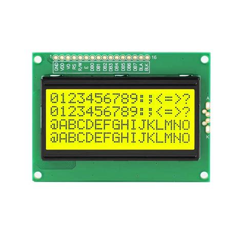 16x4 Lcd Display Price Under 4 Character Lcd Module 16 Pins Go2display