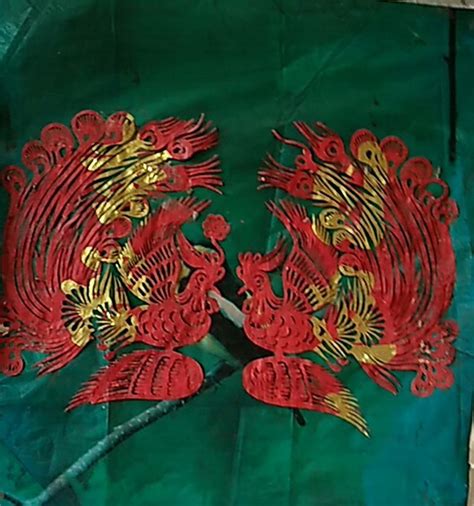 张秀兰 剪纸作品 石雀故事