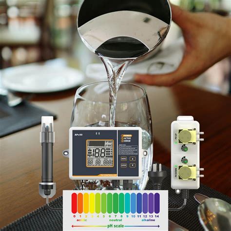 Dual Relay Outputs Ph Meter For Swimming Pool And Hydroponic Plants Ph Management With Ce Ph