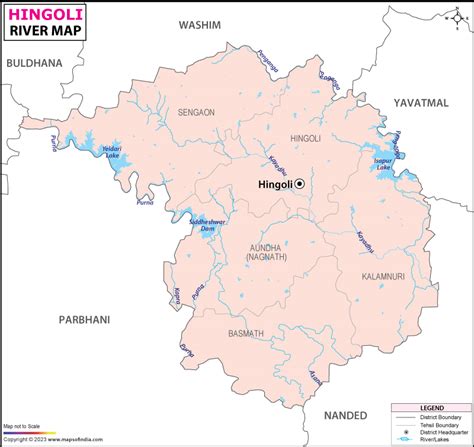 Hingoli River Map