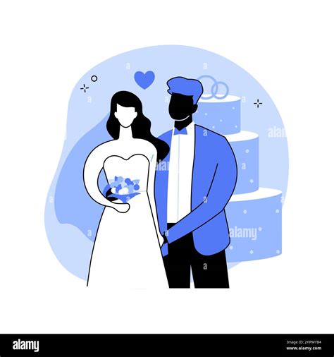 Mixed Marriage Abstract Concept Vector Illustration Stock Vector Image And Art Alamy