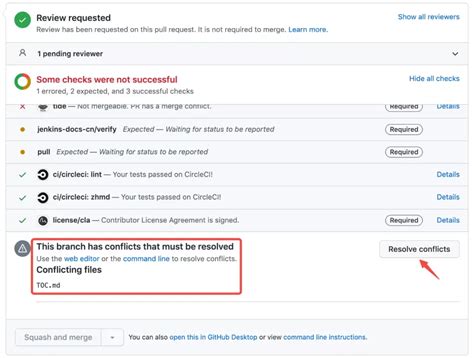 面向 Github 新手的 Pull Request 冲突解决指南 开源文档项目管理 知乎