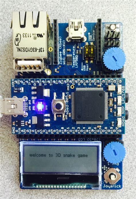 3 D Snakes Game For Mbed Application Board Mbed
