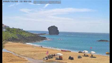 墾丁船帆石沙灘即時影像 屏東縣恆春鎮 即時影像監視器：台灣路況即時影像、旅遊景點天氣觀測