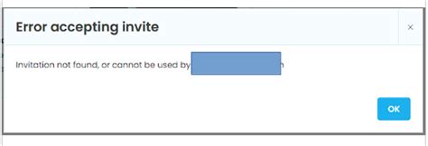Fixed Collaborator Unable To Accept Invite From Me Bug Reports