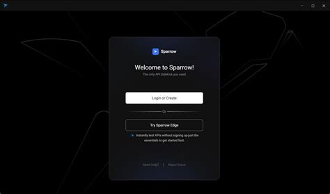 Registration Login Sparrow Documentation