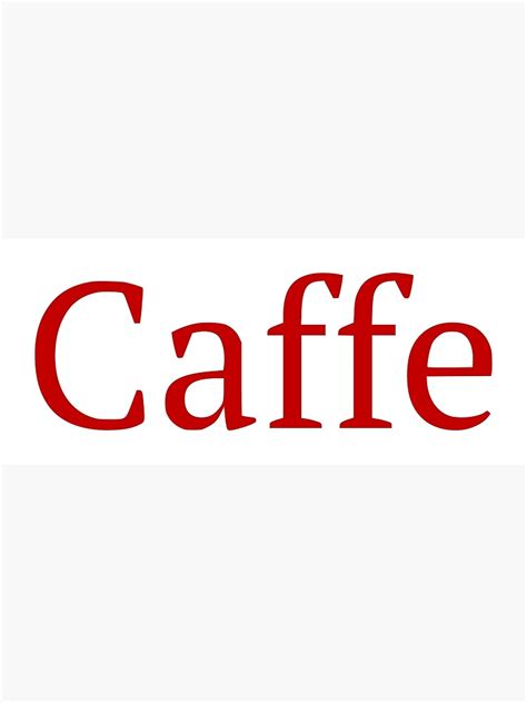 Caffe Deep Learning Framework Poster For Sale By Taivo Pungas Redbubble