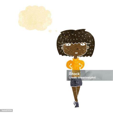 말풍선이 있는 부끄 여자 만화 캐릭터 낙서 드로잉에 대한 스톡 벡터 아트 및 기타 이미지 낙서 드로잉 만화 말풍선 Istock