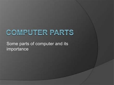 Peripheral Devices Pptx Computer Peripherals Computing
