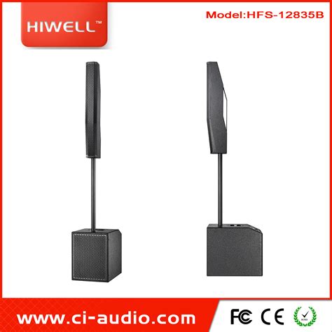 latest line array column speaker system indoor outdoor sound equipment